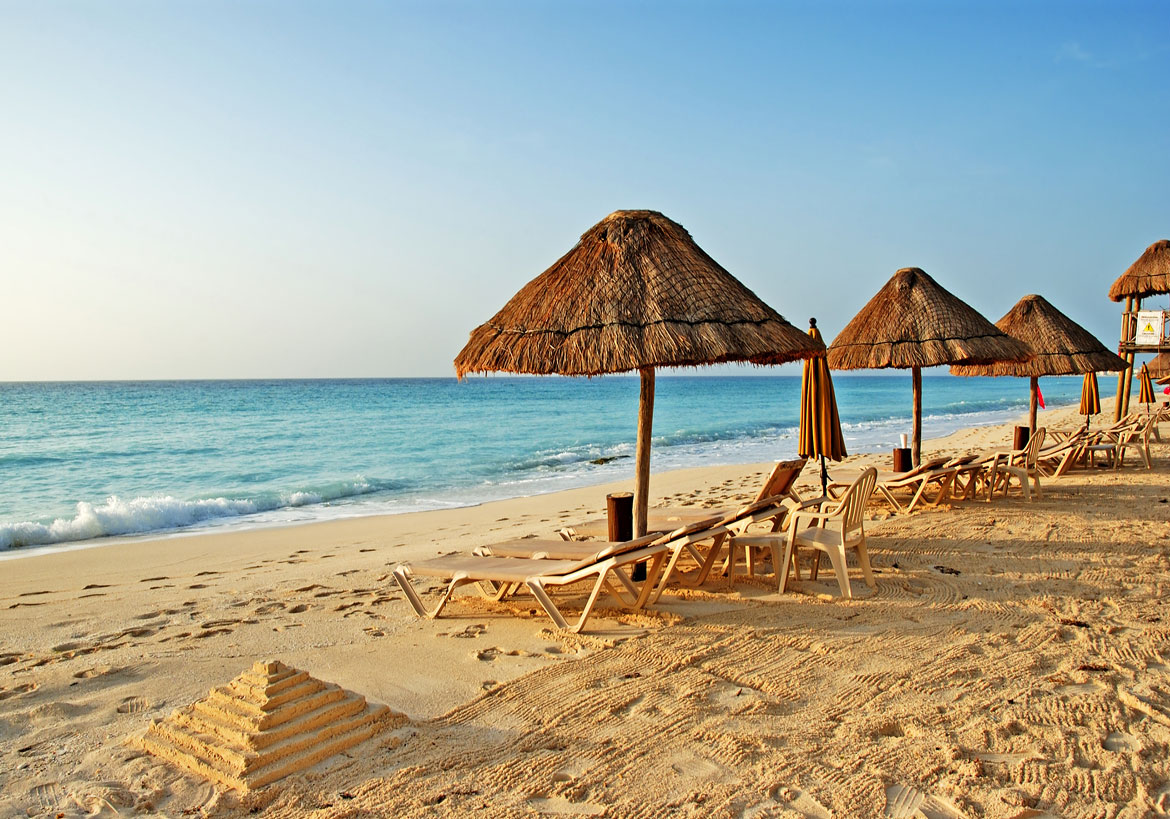 Praia, Cancún. Crédito: Thinkstock | Saiba tudo sobre viagens | Blog CVC