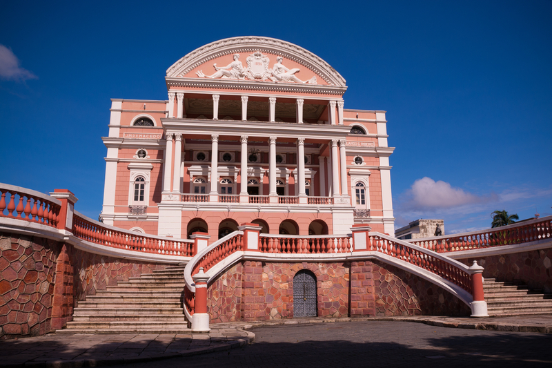 Ancient,Theater,In,Manaus,,Amazonas,,Brazil | Saiba tudo sobre viagens ...