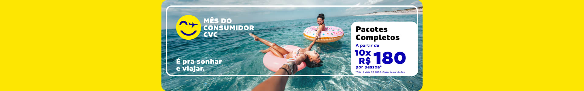 Saldão de Pacotes I CVC Viagens