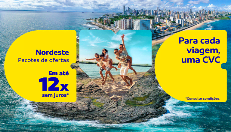 Pacotes para o Nordeste I CVC Viagens