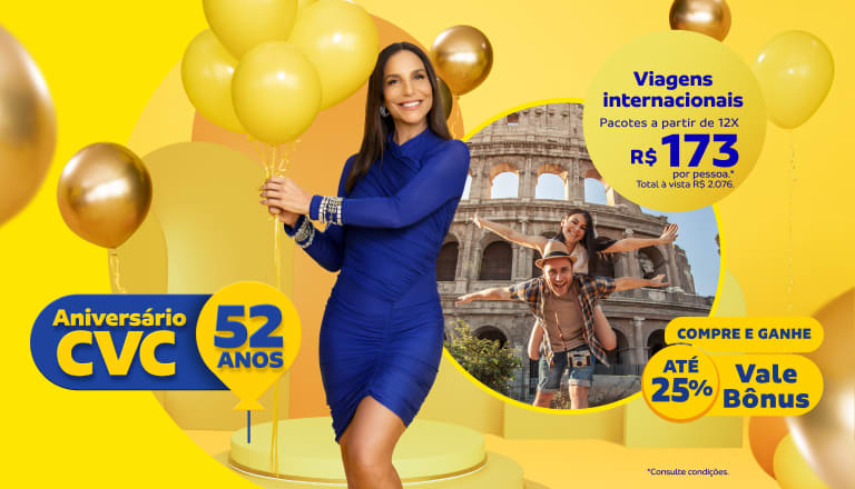 Viaje para destinos internacionais - Disney, Cancun e mais | CVC Viagens