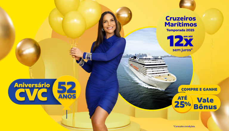 Viagem de Cruzeiro 2025: melhores ofertas | CVC Viagens
